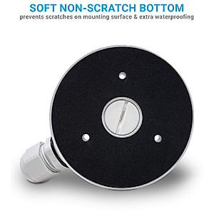 White Junction Box/Mounting Base for Hikvision Turret Camera DS-2CD23x2 CB130T DS-1280ZJ-DM8 (6 Pack)