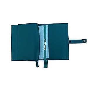 Green Deluxe Triple NA Book Cover for The Basic Text (6th Ed), It Works, How and Why and Living Clean with Serenity Prayer and Medallion Holder.