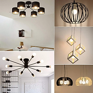 hansang E12 LED Bulb, Daylight 5000K, 60 Watt Equivalent Ceiling Fan Light Bulbs, E12 Small Base Candelabra LED Light Bulbs, 600 Lumen CRI 85+ Eye Protection, Non-dimmable 120V (85-265V Range) 6 Pack