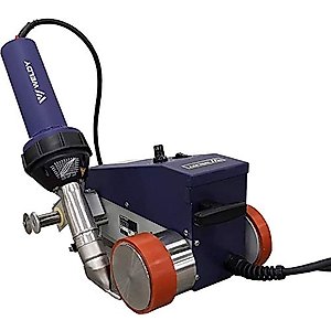 Weldy Foiler ETL Automatic Plastic Hot Air Welder 20mm for Welding PVC Banners/TPO/EPDM/Tauplins, Automatic PVC Banner Welding Machine 1700W