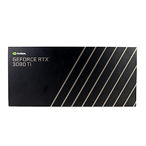Geforce RTX 3080 Ti 12GB GDDR6X PCI Express 4.0 Graphics Card Titanium and Black