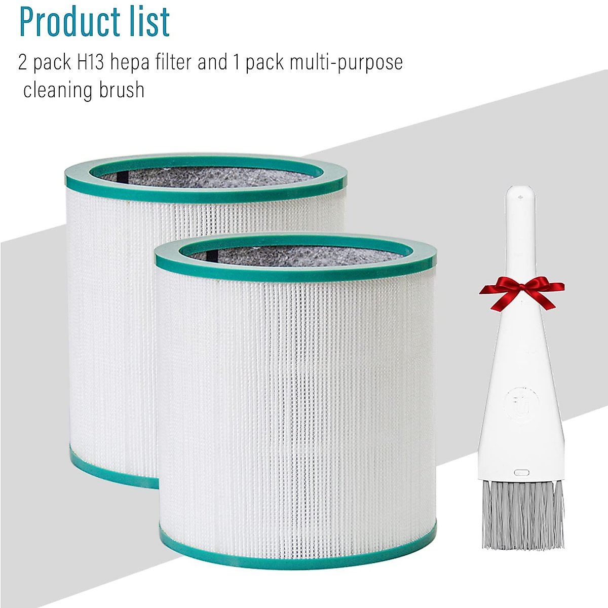 2 Pack Replacement Air Purifier Filter for Dyson Tower Purifier Pure Cool Link TP00,TP01, TP02, TP03, BP01,AM11, Compare to Part 968126-03