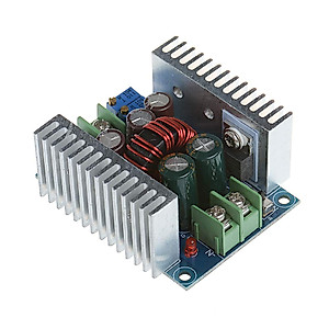 Anmbest Constant Current CC CV Buck Converter Module DC 6-40V to 1.2-36V 20A 300W Adjustable Step Down Voltage Regulator Power Supply Module with Short Circuit Protection Function
