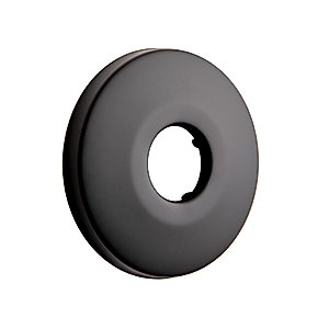 OFFO Shower Arm Flange 2.5 inches in Outer Diameter Replacement Shower Head Arm Escutcheon Plate Suitable for Most Brands Shower Head Arms, Matte Black