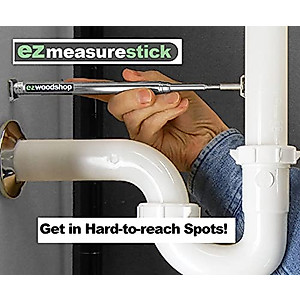 Extendable Measuring Stick Tool | Pinch Stick for Woodworking | No Numbers, No Mistakes | Carpentry, Woodworking, Hobbies, and Remodeling Projects.