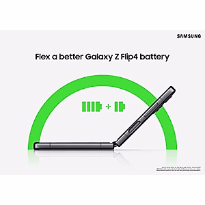 Samsung Galaxy Z Flip4 5G - 256GB, Graphite, Unlocked (Renewed)