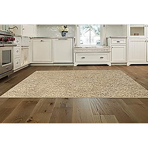 12'x14' - Speckled Saw Dust ECONOMICAL Solutions Collection | Custom Carpet Area Rugs & Runners - 25 Oz. Soft Textured 100% PureColor BCF Polyester. FHA Approved-CRI Green Label-Made in U.S.A.