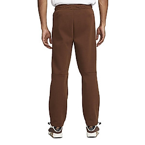 Nike Sportswear Men's Straight Leg Tech Fleece Pants (as1, Alpha, l, Regular, Regular, Cocao Wow/Black, Large)