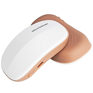 WELLCOMFORT 2-in-1 Warming Lactation Massager, Adjustable Heat & Vibration Modes for Clogged Milk Ducts, Pumping and Breastfeeding Essential, FSA/HSA Eligible (2 Pack)