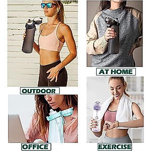 Air Up Water Bottle with 7 Flavour Pods, 650ML Drinking Bottle, BPA Free 0 Sugar, 0 Calories Water Bottle, for Gym and Outdoor