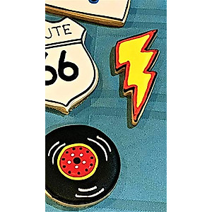 Lightning Bolt Cookie Cutter, 4.25" Made in USA by Ann Clark