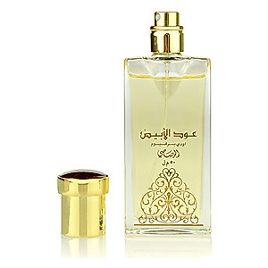 RASASI Oudh Al Abiyad for Men and Women (Unisex) EDP - Eau De Parfum 50ML (1.66 oz) | Royal Oud Bottle | Refreshing Cedarwood and Patchouli with Tangy Accord |Signature Dubai Perfumery