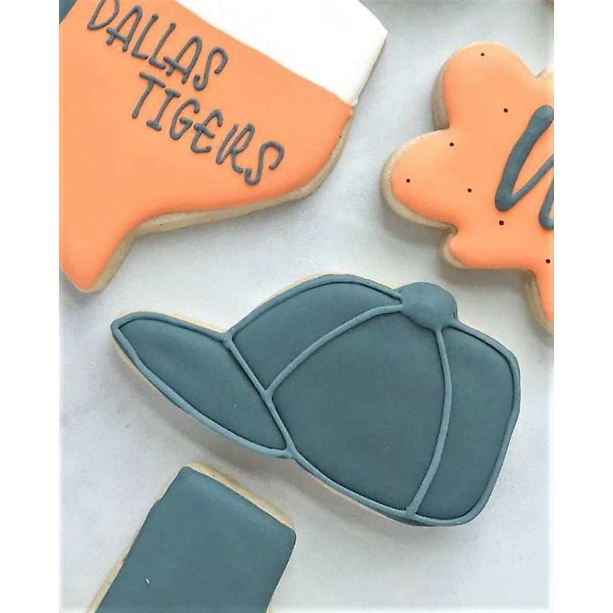 Baseball Hat Cookie Cutter, 3.75" Made in USA by Ann Clark