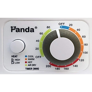 Panda 110V 850W Electric Compact Portable Clothes Laundry Dryer with Stainless Steel Tub Apartment Size 1.5 cu.ft | Dishwasher Snap Coupling Adapter