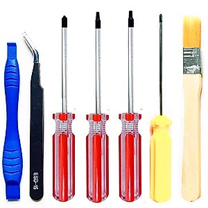 SIKAMI T8 T9 Torx Security Phillips PH00 PH0 Screwdriver Tool Set for PS5 Playstation PS4 PRO/PS4/PS4 Slim teardown cleaning Disassembly PS4 Controller(Set2)