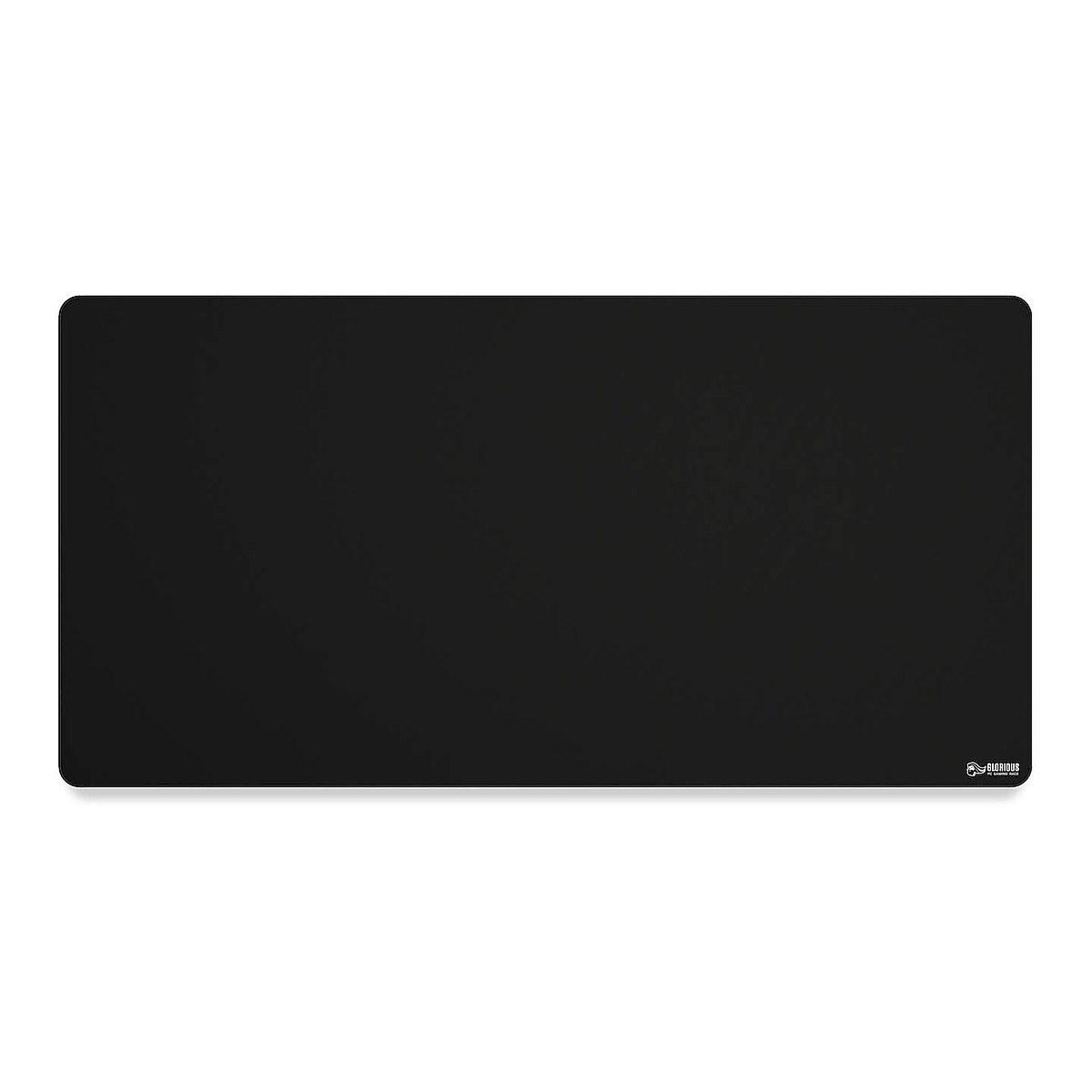 Glorious Mouse Mat/Pad - Large, Wide (XXL Extended) Black Cloth Mousepad, Stitched Edges | 18inx36in (G-XXL)
