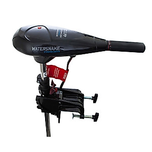 Watersnake Tracer Transom Mount Trolling Freshwater Motor (Black, 36-inch)