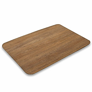 Wood Grey Kitchen Mat and Rugs Cushioned Anti-Fatigue Kitchen mats 16"x 24"Non Slip Waterproof Kitchen Mats and Rugs Ergonomic Comfort Mat for Kitchen Floor Home Office Sink Laundry