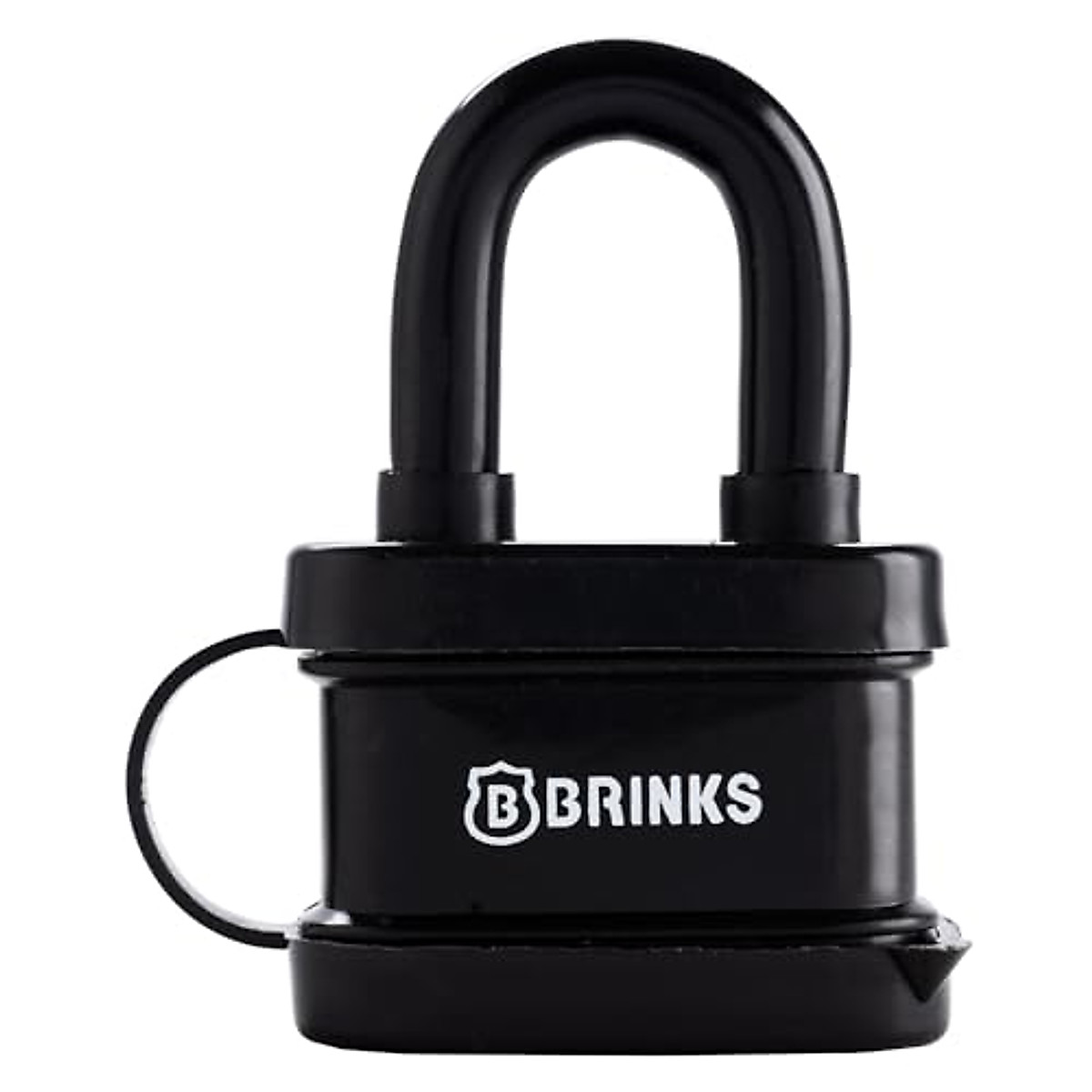 BRINKS - 40mm Laminated Steel Weather Resistant Padlock - Vinyl Wrapped and Chrome Plated with Hardened Steel Shackle(Color May Vary)
