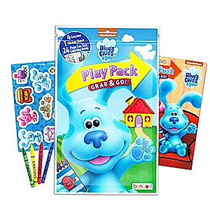 Nick Shop Blue's Clues Lunch Bag Water Bottle Set For Toddlers Kids - 4 Pc Bundle Bottle, Stickers And More (Blue's Clues School Supplies) Blue's Clues lunch boxes for kids