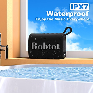 Bobtot Bluetooth Speaker Portable Wireless Speaker - IPX7 Waterproof Shower Speaker with Stereo Sound TWS Bluetooth 5.1 Speaker Portable Speaker for Home Party Beach Outdoor