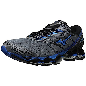 Mizuno Men's Wave Prophecy 7 Running Shoes, Trade Winds/Black, 8 D US