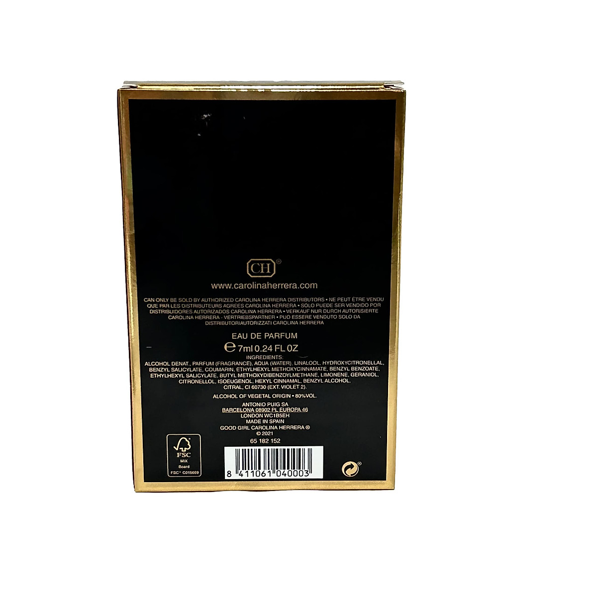 Carolina Herrera Mini Good Girl Eau de Parfum 0.23 oz / 7 mL