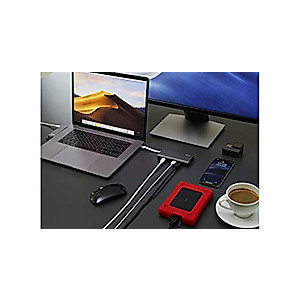 LMP - 4K USB-C Travel Docking Station with 9 Ports - Space Gray