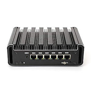 HSIPC 11th Gen i7 1165G7 Firewall Micro Appliance, Mini PC, Nano PC, Router PC(16G 128G) with 6 RJ45, AES-NI, 2.5GBE,HDMI USB3.0 Console,Compatible with Pfsense OPNsense