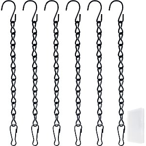 VRSS Hanging Chains for Hanging Planter Basket Bird Feeder Lanterns Ornaments Wind Chimes Billboards DIY Crafts (9.5 inch 6pcs)
