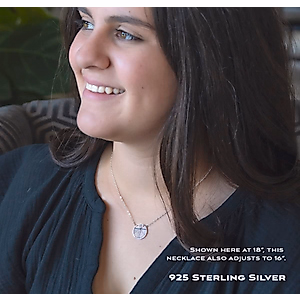 EFYTAL Religious Gifts for Women, 925 Sterling Silver Faith Cross Necklace for Women, Confirmation Gifts for Teenage Girl, Christian Gifts for Women, Spiritual Gifts for Women, Inspirational Gifts