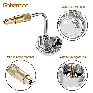 gohantee Propane Regulator Replacement for Blackstone，17" and 22" Tabletop Griddle Grill, Gas Grill Regulator for Pit BOSS Griddles Low Pressure 1lb Propane Regulator