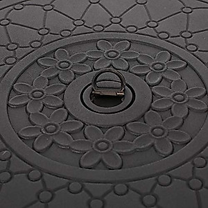 Christopher Knight Home Richie Outdoor Round Aluminum Fire Pit, Matte Black