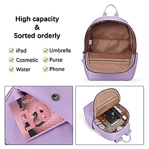 CLUCI Small Backpack for Women Mini Fashion Canvas Designer Backpack Purse Travel Lady Casual Daypack