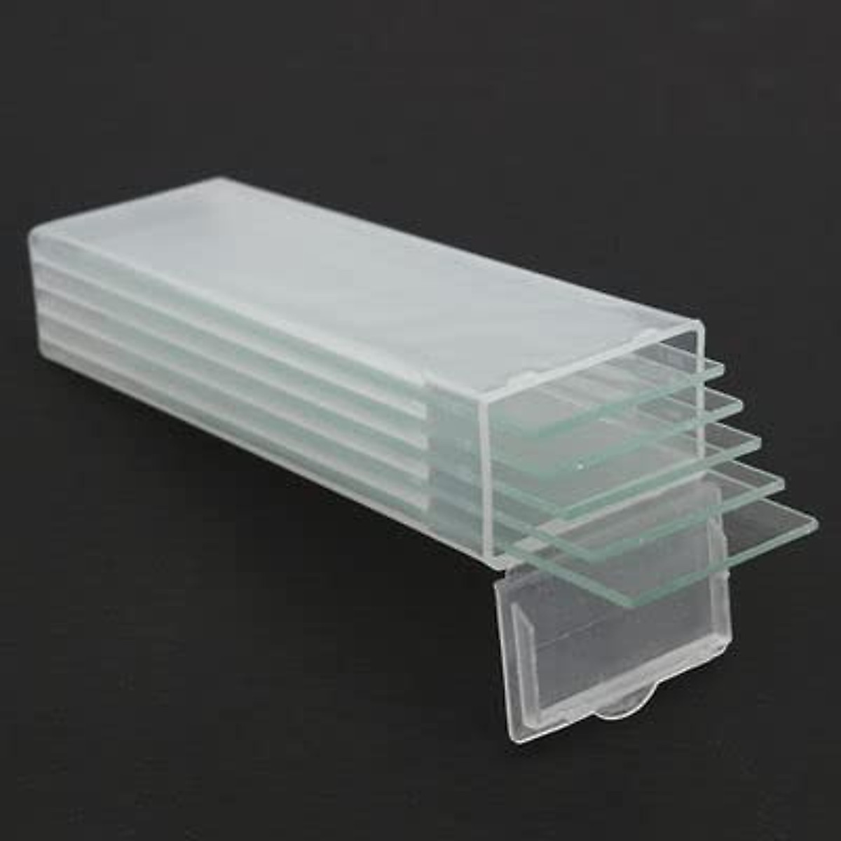 10pcs Blank Microscope Slides, 25.4x76mm Glass Microscope Cover Slips for Laboratory