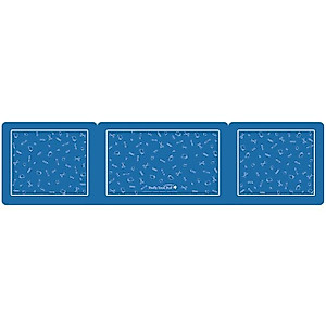 Really Good Stuff Plastic Privacy Shields for Student Desks – Single - Large - Study Carrel Reduces Distractions - Keep Eyes from Wandering During Tests, Blue School Tools