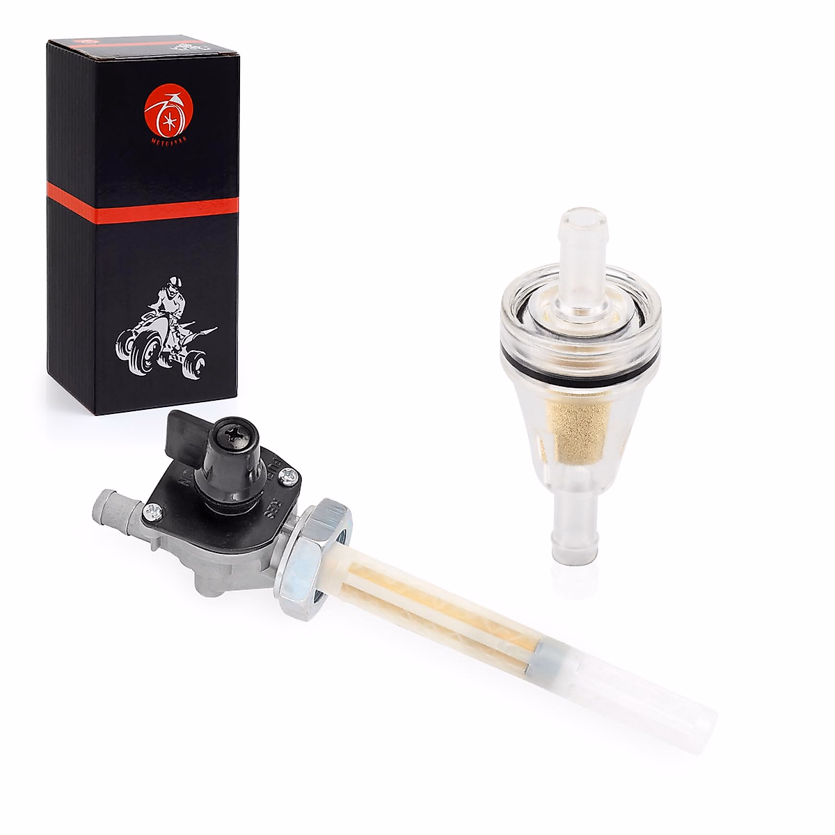 16950-MAH-023 Fuel Gas Valve Petcock Fuel Filter For HONDA 1100 Shadow 1100 Shadow ACE 1100 Aero 1100 Sabre 1100 Spirit 1100 VT1100 C C1 C2 C3 1995-2007