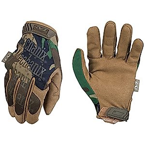 Mechanix Wear - Original Woodland Camo Tactical Gloves (Small, Camouflage)