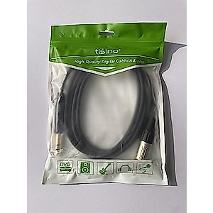 tisino 1/4" to XLR Cable, 6.35mm TRS to XLR Male Nylon Braid Quarter inch TRS to XLR Male Balanced Interconnect Microphone Cord Patch Cable - 10ft