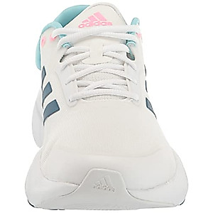 adidas Women's Response Running Shoe, FTWR White/Altered Blue/Beam Pink, 8