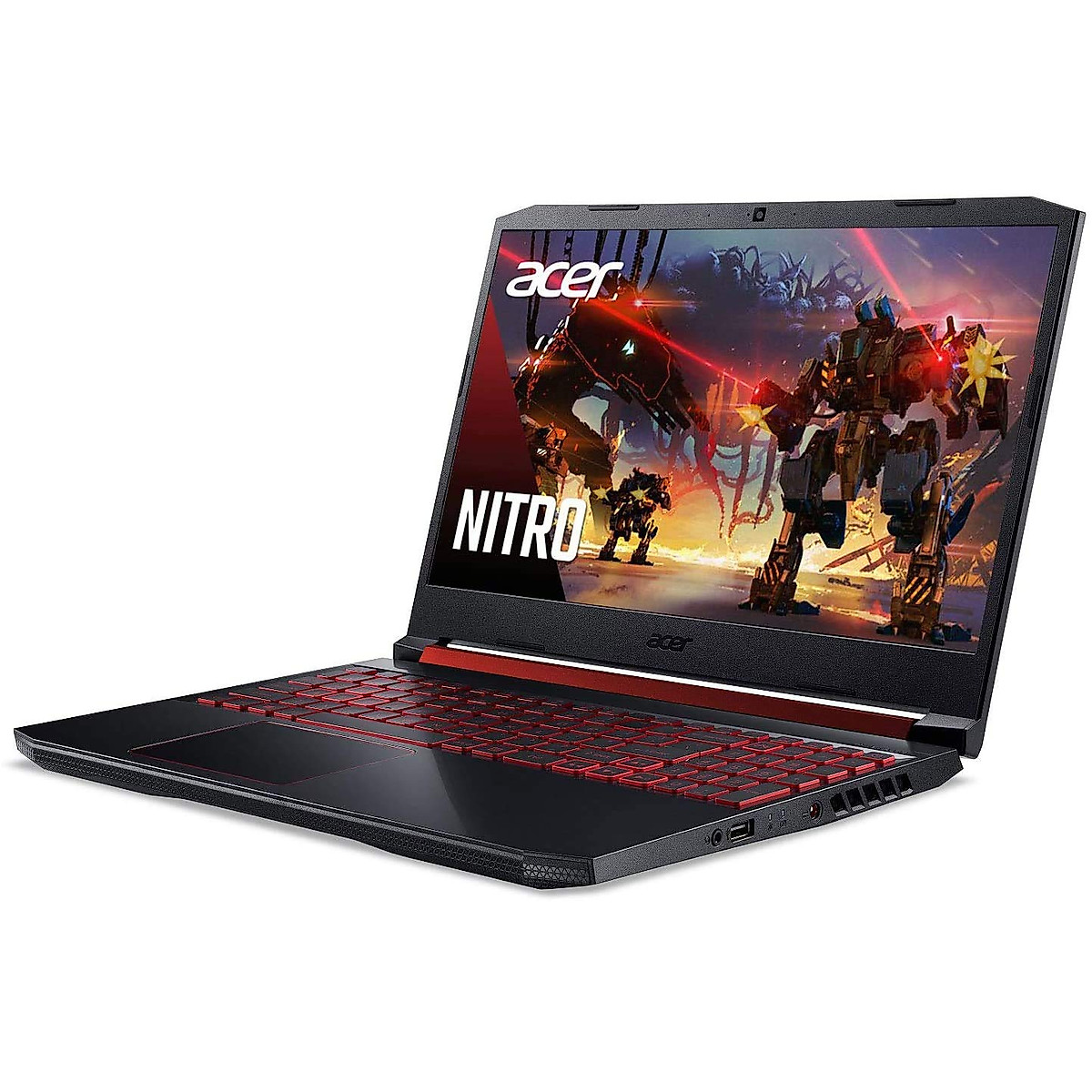 acer 2021 Gaming Laptop Nitro 5 Intel Core i5-10300H 4-Core NVIDIA GeForce RTX 3050 4 GB 64 GB DDR4 2 TB SSD 15.6" 1920 x 1080 144 Hz Win11 Pro Backlit Keyboard Wi-Fi 6 Bluetooth 5 720p HD Camera