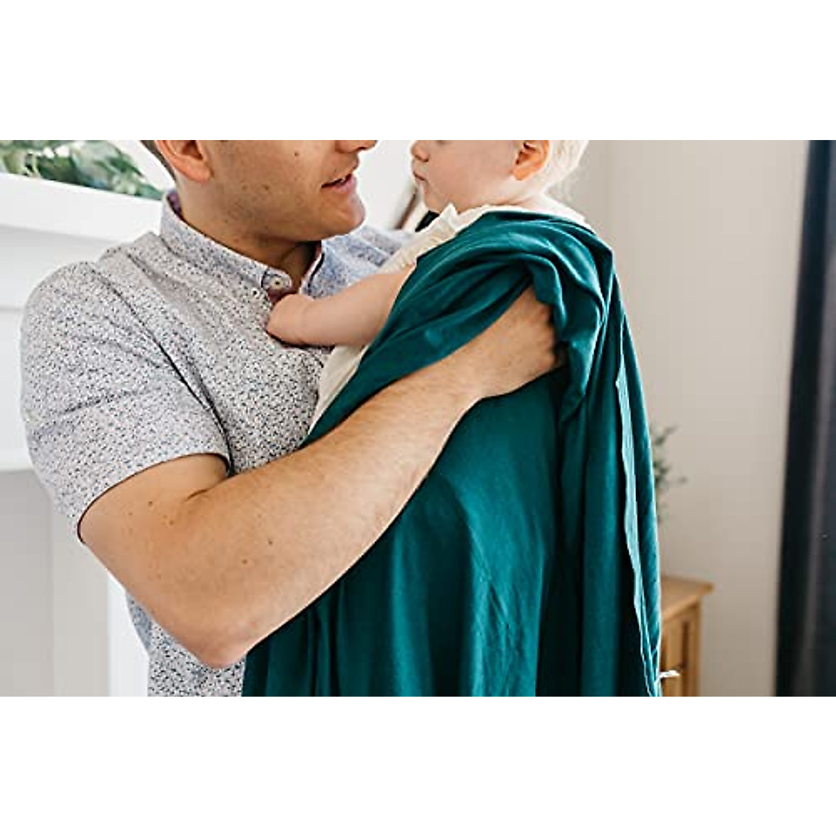 Copper Pearl Large Premium Knit Baby Swaddle Receiving Blanket Jaspar