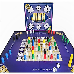 Jinx - Fast and Fun Board Game of Chance Where The Luck of The Roll Determines Your Fate - Game Night Fun for Family & Adults