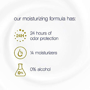 Dove 0% Aluminum Free Deodorant 24-hour Odor Protection Rose Petals Deodorant for Women, 2.6 Ounce (Pack of 3)