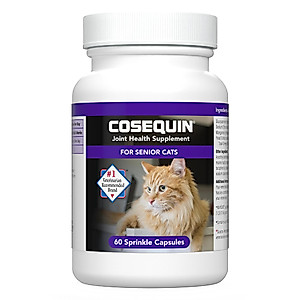 Nutramax Cosequin Senior Joint Health Supplement for Cats, 60 Sprinkle Capsules