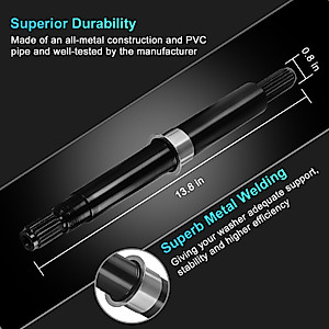 Funmit W10435302 Washer Bearing and Tub Seal Kit & W10447783 Installation Tool Replacement for Whirlpool Cabrio and Maytag Bravos XL Washers, Repair Noisy, Shaking, Leaking, UL/OL Error Issues