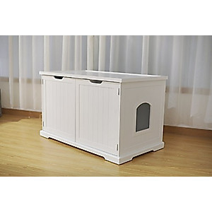 Merry Products Cat Washroom Bench, White