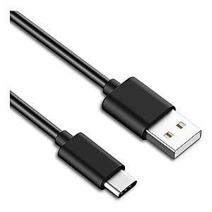 ienza USB-C Type C Charge Cable Cord Wire for Xbox Series X Core and PlayStation 5 PS5 DualSense Controllers (Black)
