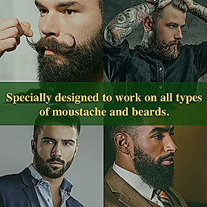 Clubman Moustache Wax Hang Pack Brown 0.5 oz x 3 packs