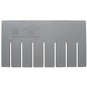 Quantum Storage Systems DS92060 Short Divider for Dividable Grid Container DG92060, Gray, 6-Pack